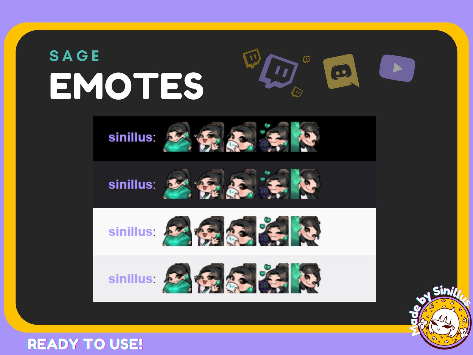 Sage Valorant Emote Set/ Twitch Emotes Pack / Emoji /discord - Etsy Norway