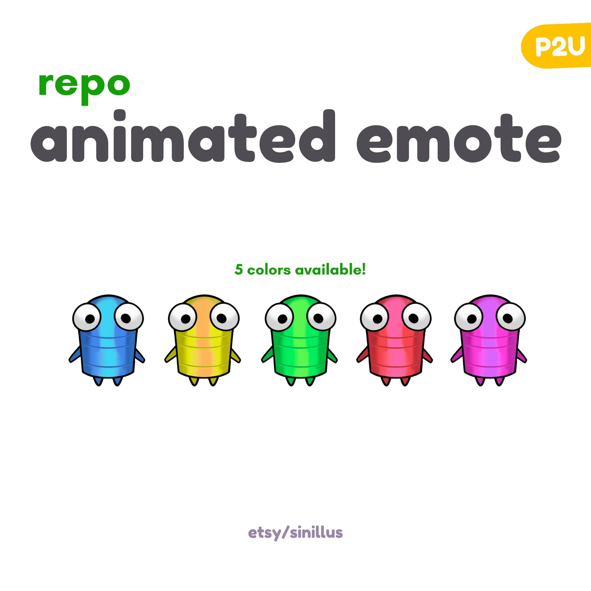ANIMATED Repo Emote / Twitch Emotes / Spooky Emoji/discord / Youtube ...