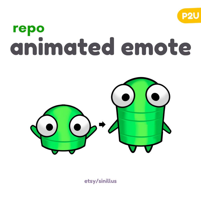 ANIMATED Repo Emote / Twitch Emotes / Spooky Emoji/discord / Youtube ...