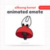 Hornet Silksong Hollow Knight Vibe Nod Animated Emote GIF | Twitch ...