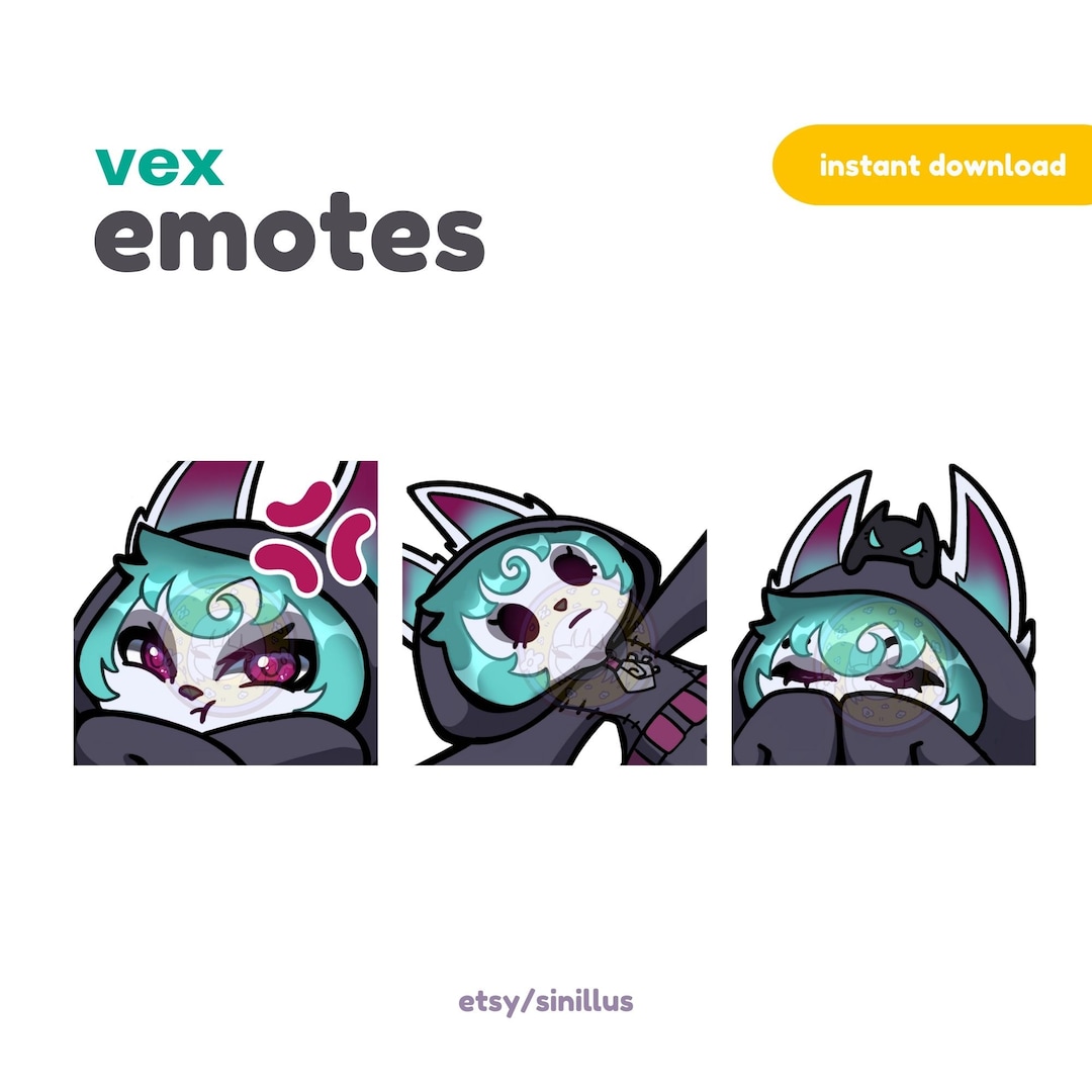 Vex Leauge of Legends Emote Set / Twitch Emotes Pack / Emoji / Discord ...