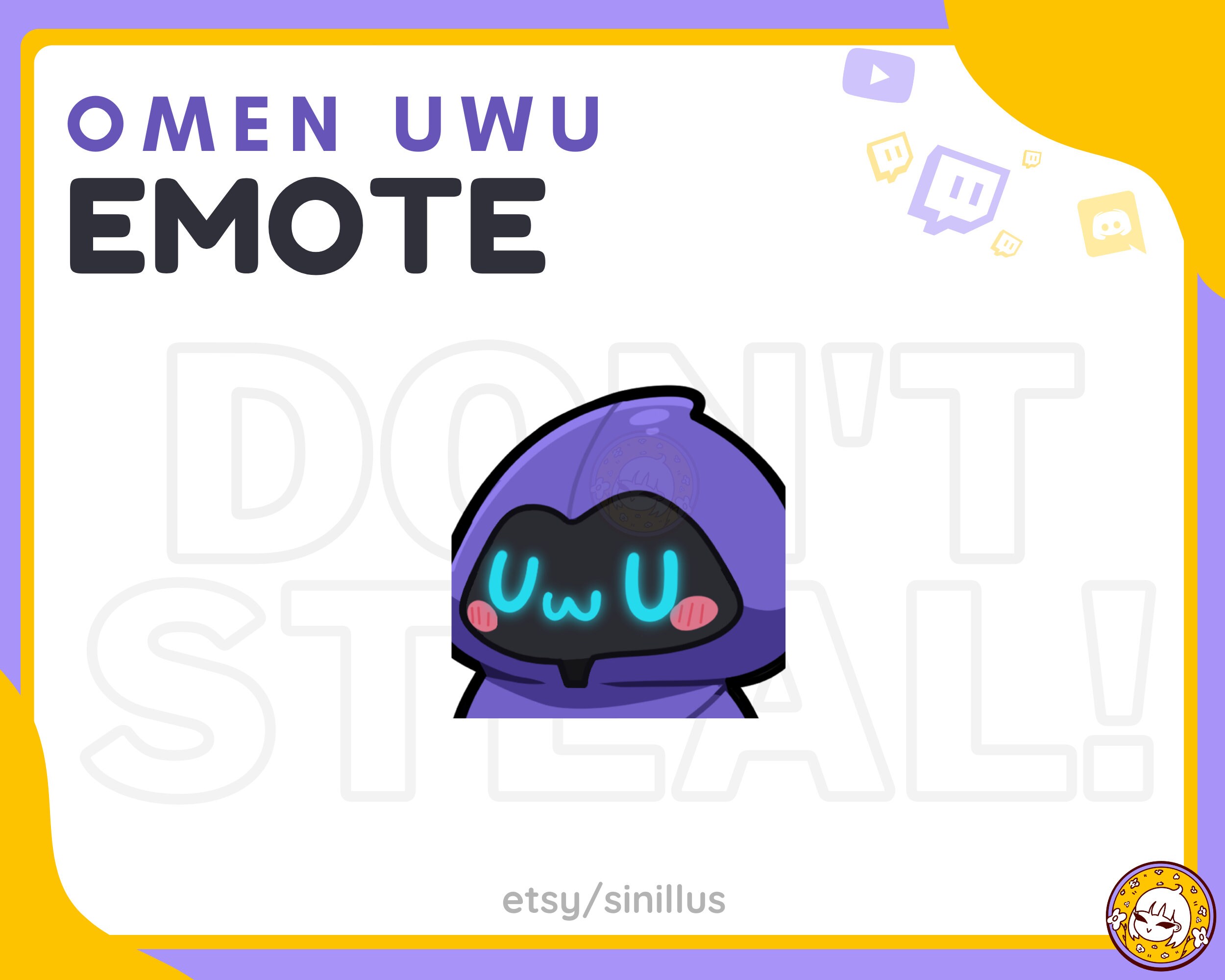 Valorant Omen Uwu Emote / Twitch Channel Points / Emoji / - Etsy
