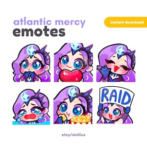 Atlantic Mercy Overwatch Emote Set/twitch Emote Pack /discord / Youtube ...