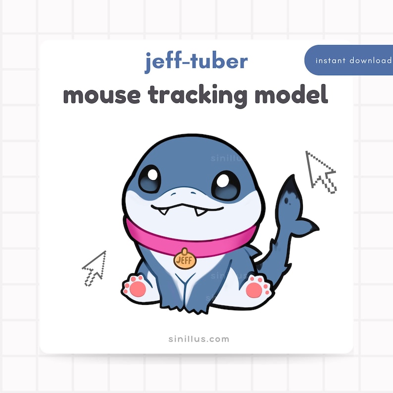 Jeff Marvel Rivals Vtuber / Mouse Tracking Model / Youtube / Obs / Premade V-tuber /digital ...