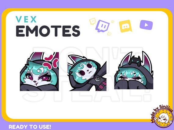 Vex Leauge of Legends Emote Set / Twitch Emotes Pack / Emoji / | Etsy