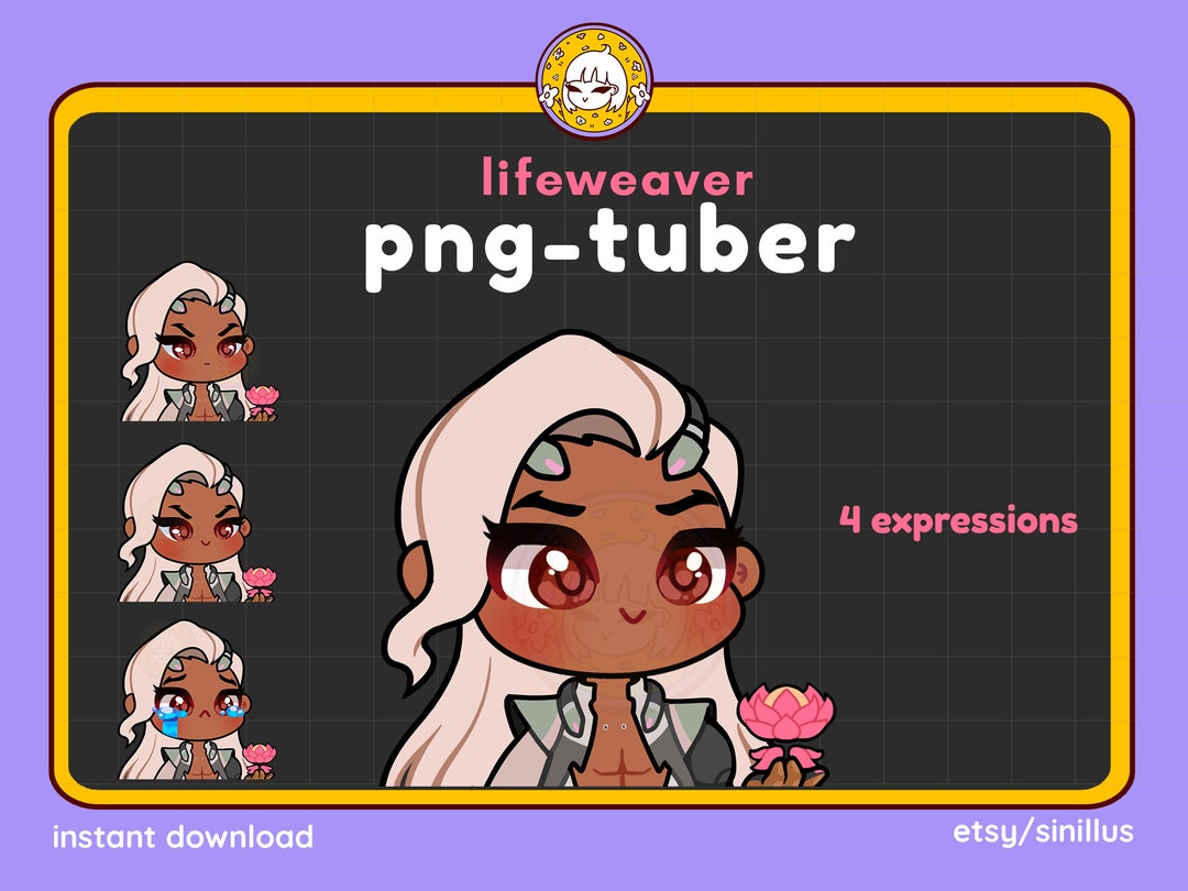 Lifeweaver Overwatch 2 Pngtuber / Twitch Streamer /discord - Etsy