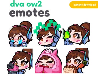 Mercy Overwatch 2 Version Emote Set/ Twitch Emotes Pack / Emoji ...