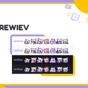 Dva Overwatch 2 Gumiho Emote Set/ Twitch Emotes Pack / Dva Halloween ...