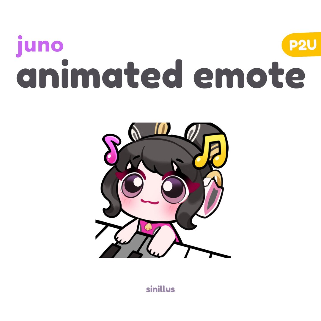ANIMATED Juno LE SSERAFIM Emote / Twitch Emotes Pack / Emoji /discord ...