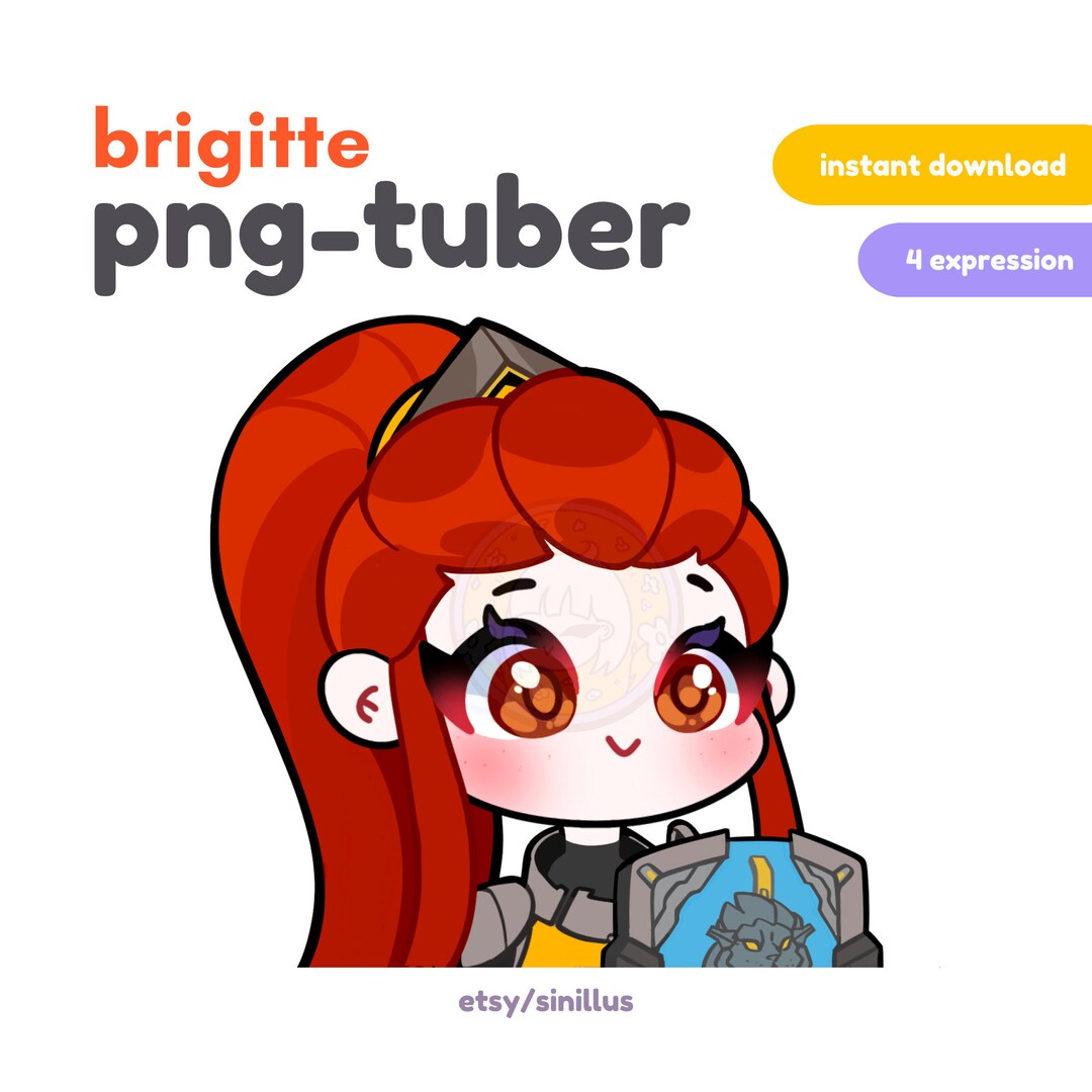 Brigitte Overwatch 2 Pngtuber / Twitch Streamer /discord Reactive ...