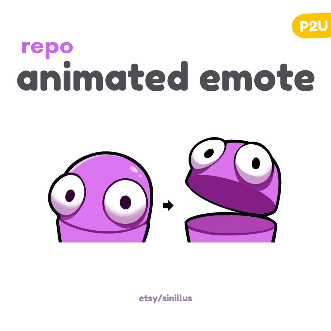 ANIMATED Repo Emote / Twitch Emotes / Spooky Emoji/discord / Youtube ...