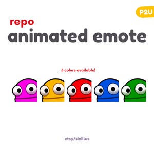 ANIMATED Repo Side Eye Emote / Twitch Emotes / Spooky Emoji/discord ...
