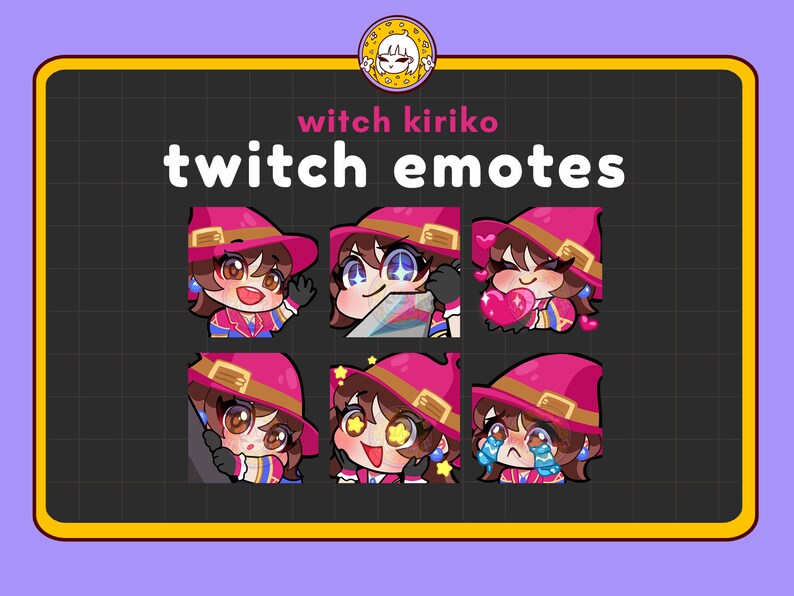 Witch Kiriko Emote Set/ Twitch Emote Pack / /discord / Youtube - Etsy UK