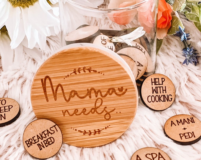 Mother's Day Jar - Mom Tokens - Mothers Day Gift - Mama Needs Jar ...