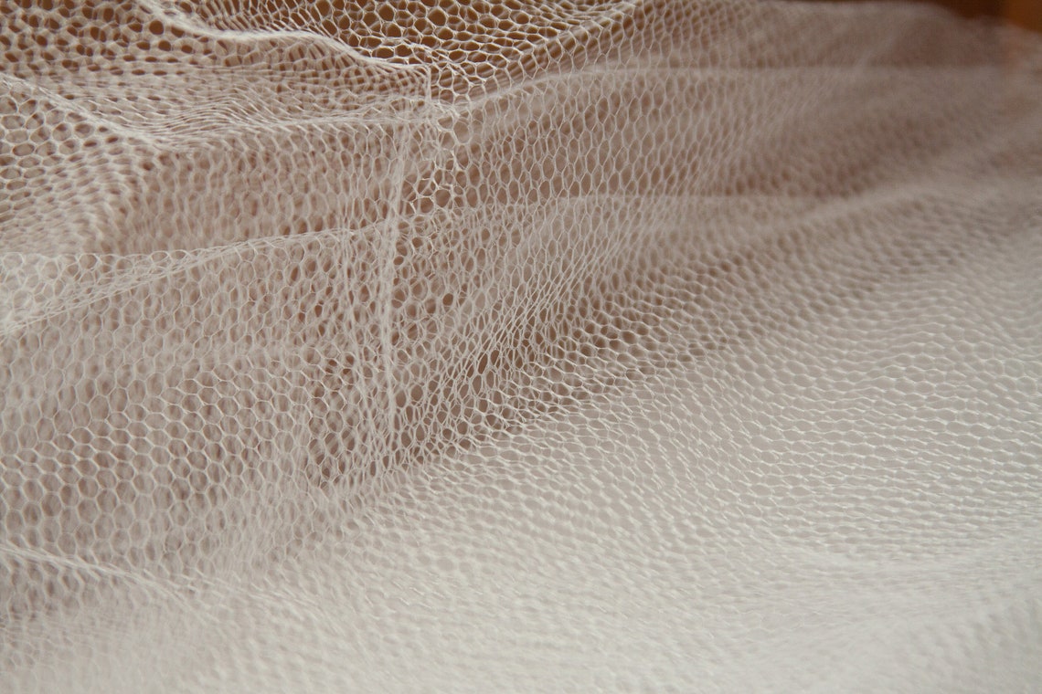 White Bobbinet Netting Crinoline Fabric Underskirt Fabrics - Etsy