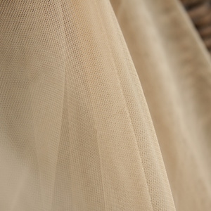 Invisible Beige Tulle Beige Flesh Fair Skin Flesh Tone Tulle Sheer ...