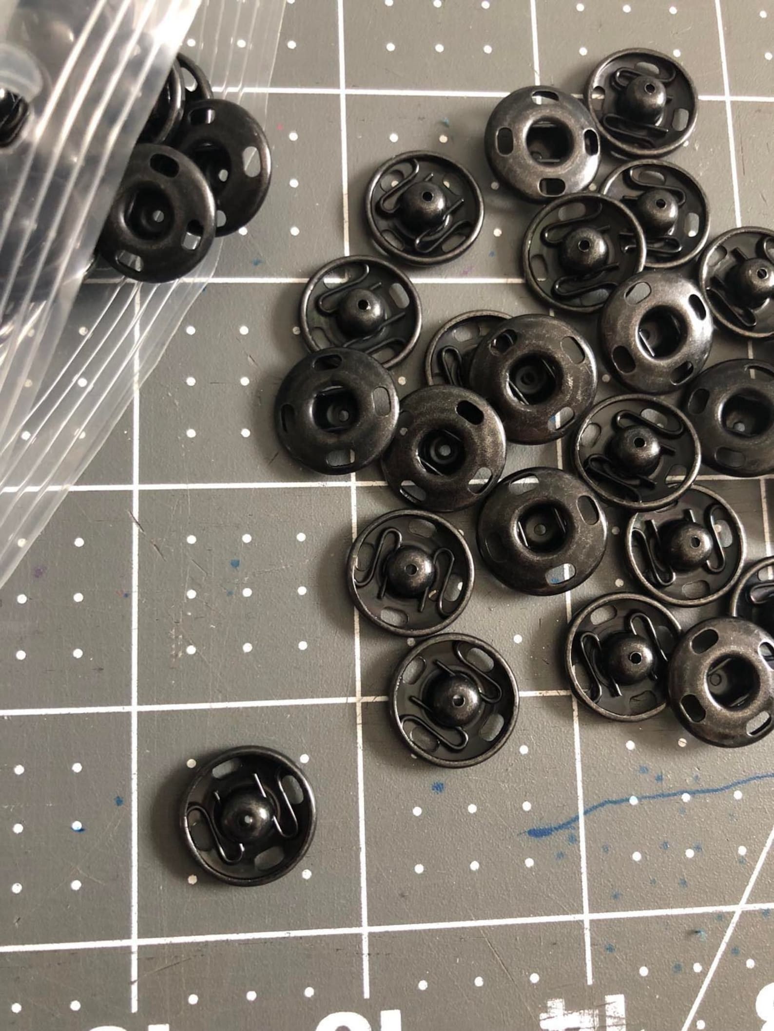 5/8" Silver Sew on Snap Closures, Heavy Duty (4-piece Set) - Etsy