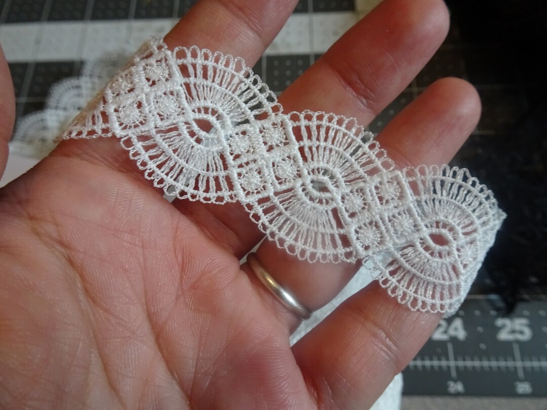 Geometric Trims, Dainty Milk Lace Trims, Unique Clothing Trim Decor ...