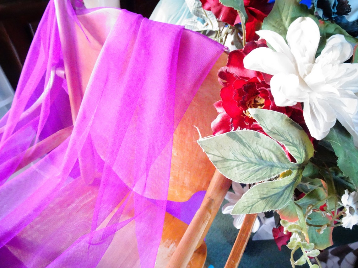 Viva Magenta Color Fabric, Color of the Year Purple Pink Fabric ...