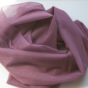 Muted Purple Fabric, Dusty Purple Tulle Fabric, Soft Vibrant Dark ...