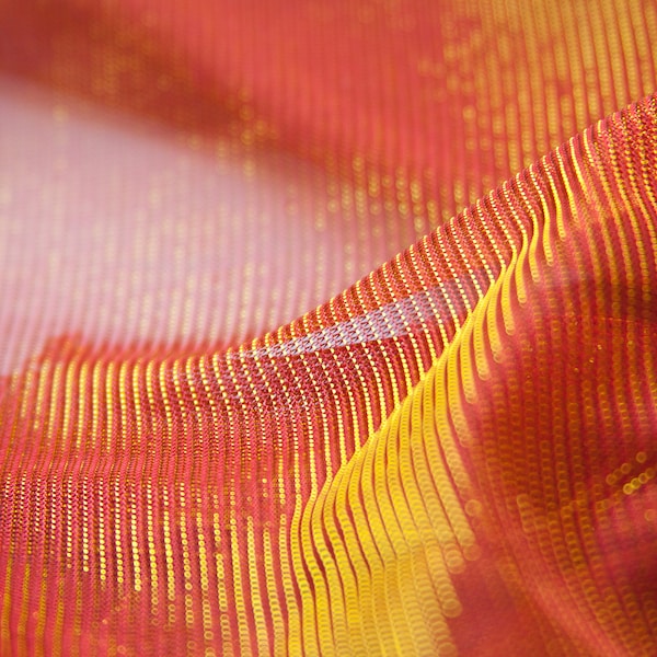See Through Orange Fabric - Etsy