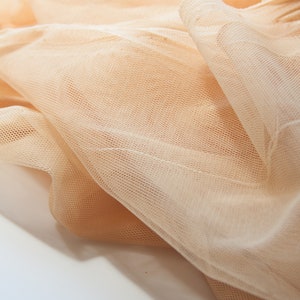 Beige Tulle Beige Flesh Fabric Flesh Tone Tulle Sheer Beige - Etsy