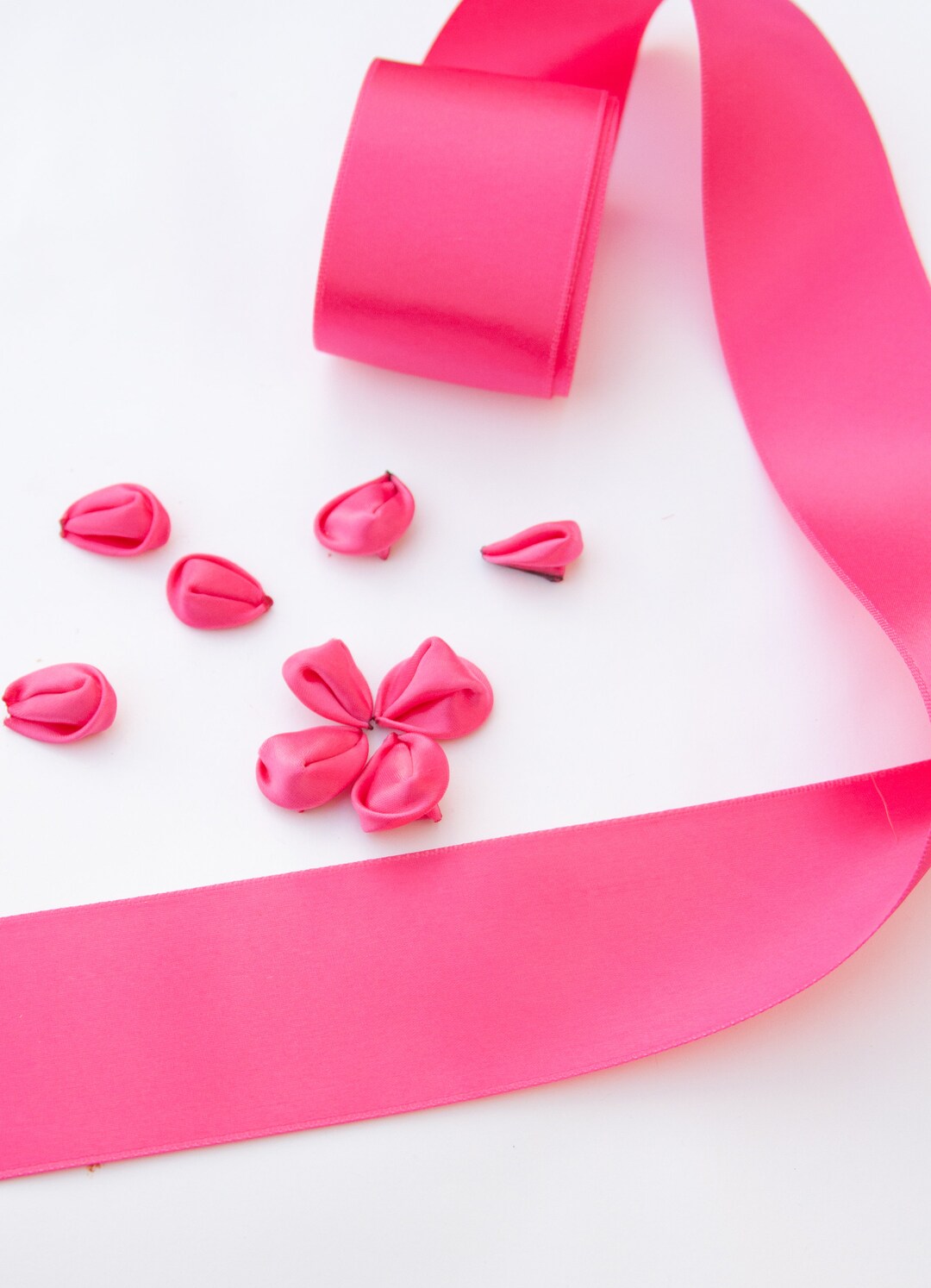 Double Face Satin Pink Satin Ribbon, Wide Pink Ribbon, Double Satin ...