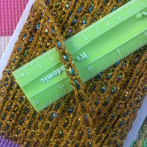 Gold Trim, Rainbow Trim, Gold Ribbon Costume Trims, Dancewear Lace Trim ...