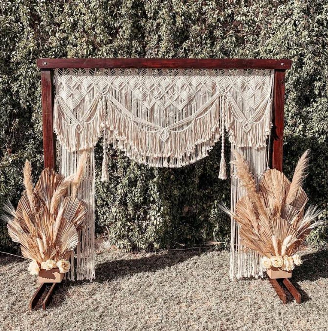 Luxurious Macrame Wall Hanging Macrame Wedding Backdrop Arch - Etsy