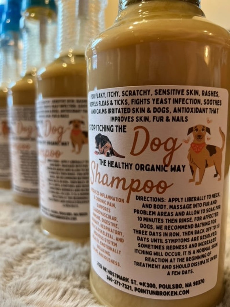 Stop Itching the Healthy Way Organic Dog Shampoo 32ozs - Etsy