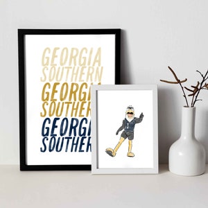 Gus, Georgia Southern University statesboro Printable Wall Art, Poster ...