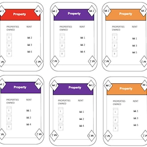 Customisable Monopoly Deal - Etsy