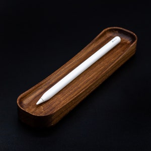 Modern Wooden Pen Tray, Wooden Desk Organizer, Wooden Desk Accessories ...