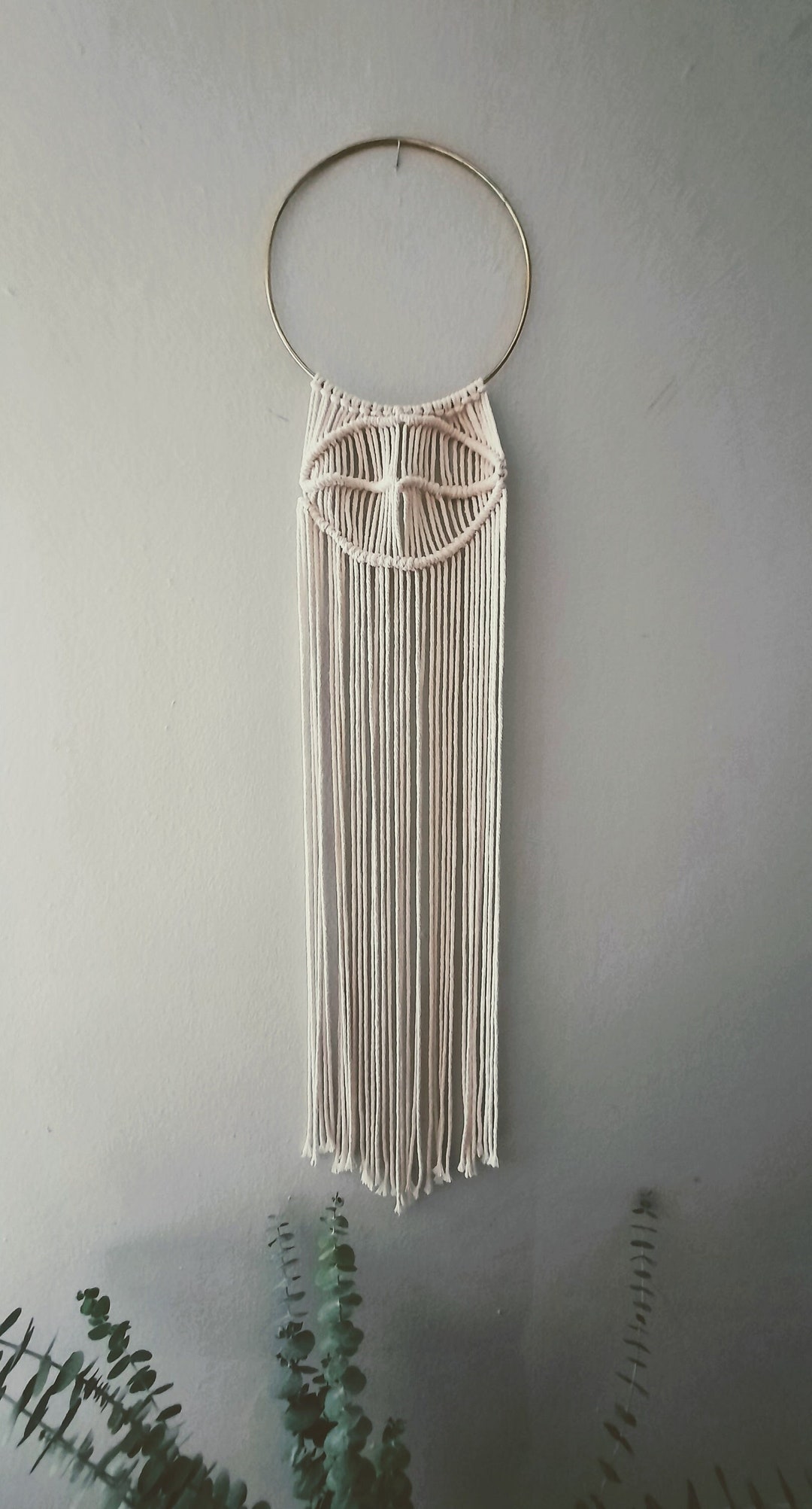 Macrame Lips Wall Hanging, Fiber Art, Home Décor, Wall Decoration ...