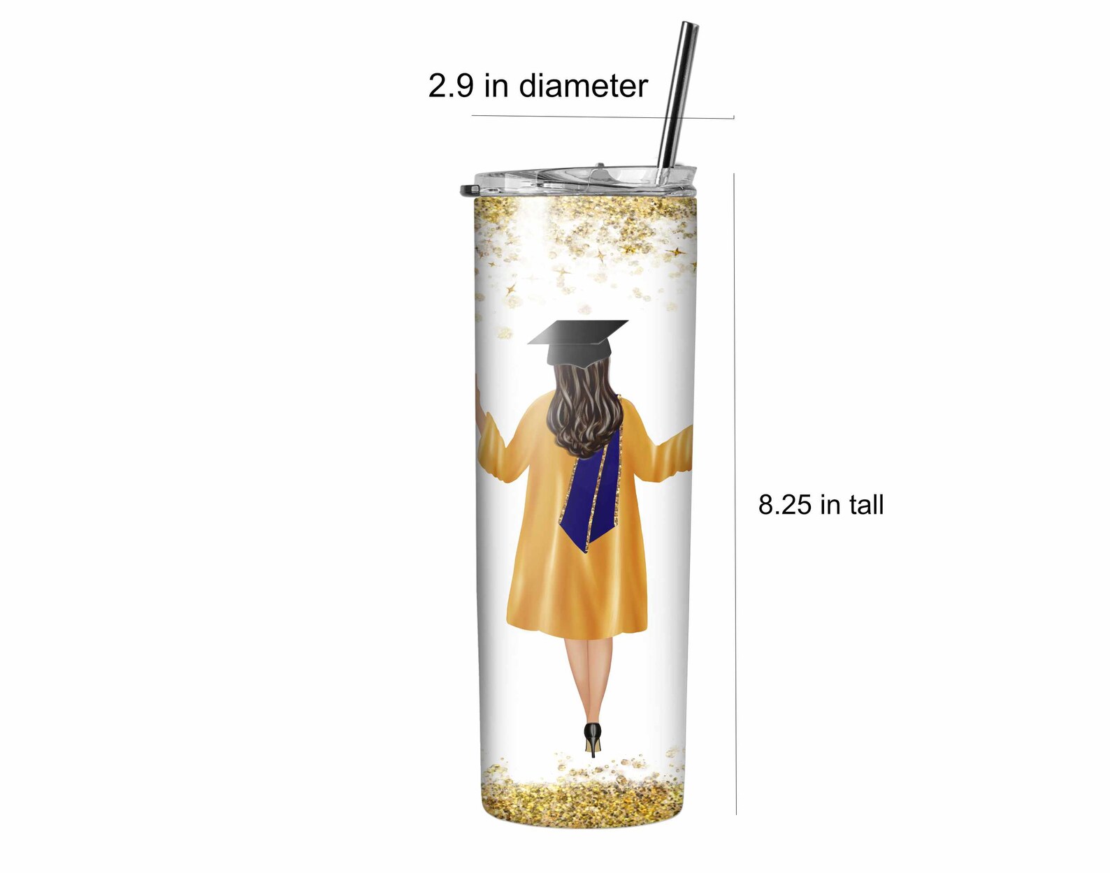 Personalized Graduation Tumbler// Custom Graduation Gift// Graduation ...