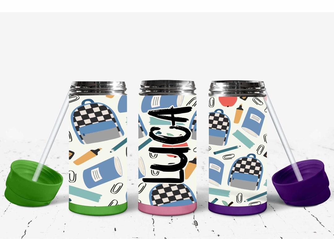 Personalized Back to School Water Bottle//boy School Water Bottle ...