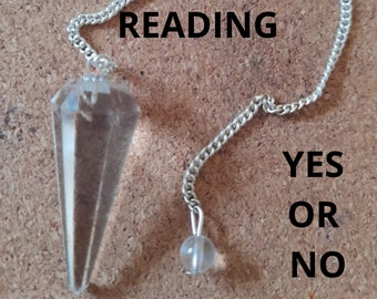 Pendulum Reading Psychic Guidance , Yes or No Question Answered. Reply ...