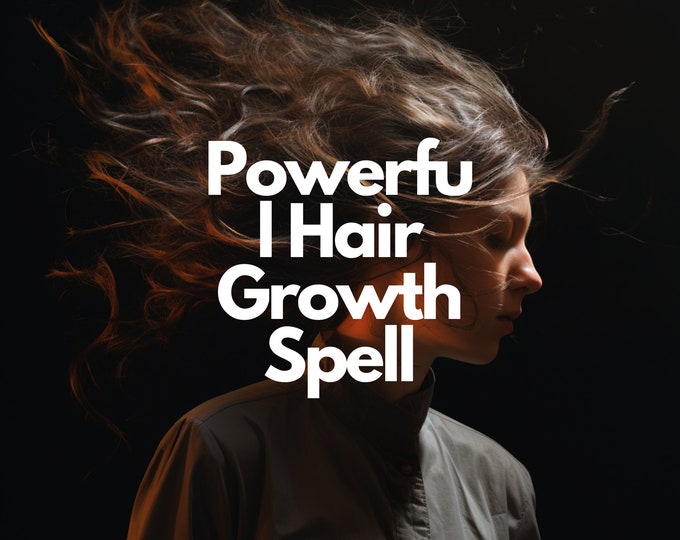 Hair Growth Spell Hair Growth Spell Oil Sigil Quartz Infused Oil Sigil ...