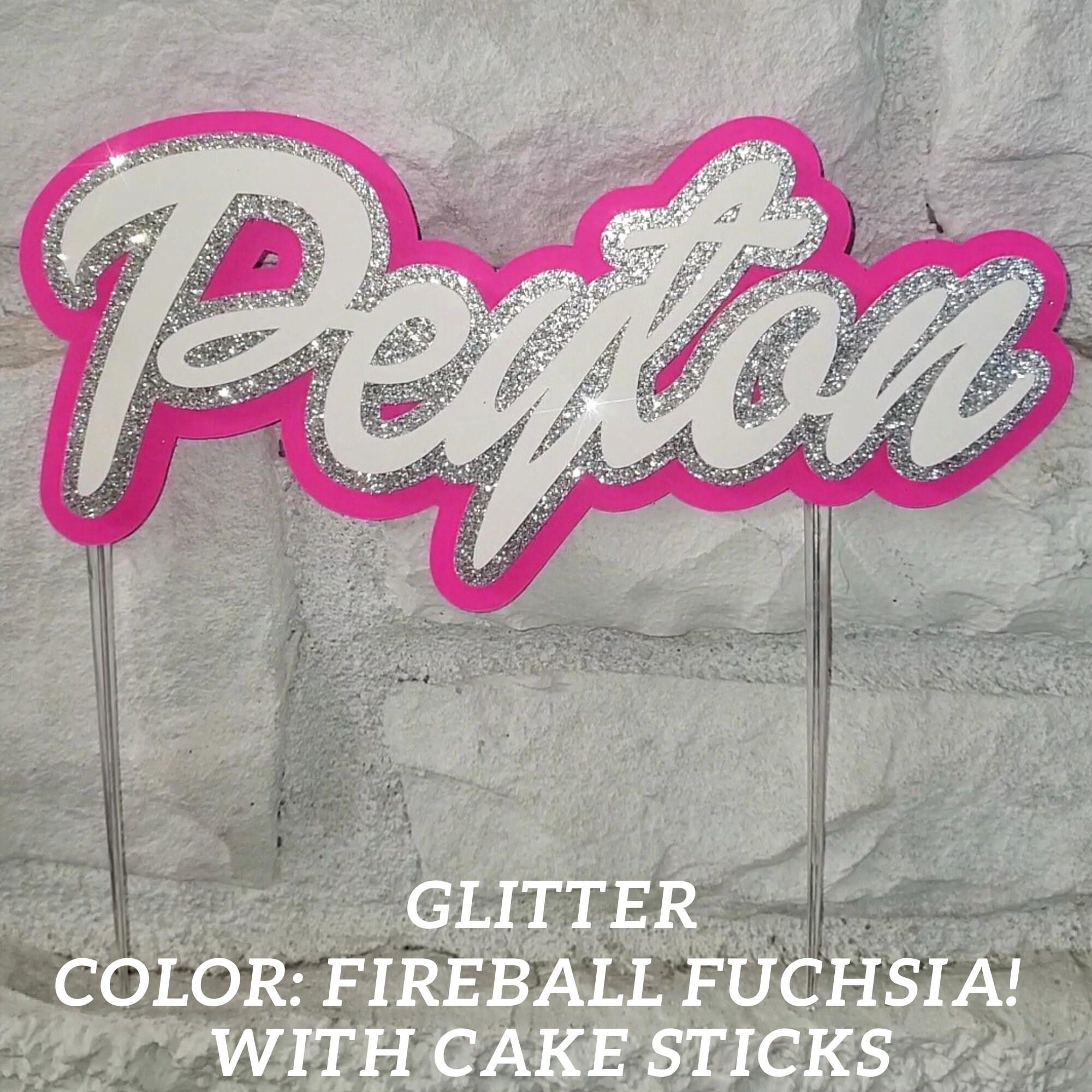 Barbie Font Custom Name Cake Topper Custom Name Barbie Cake - Etsy México