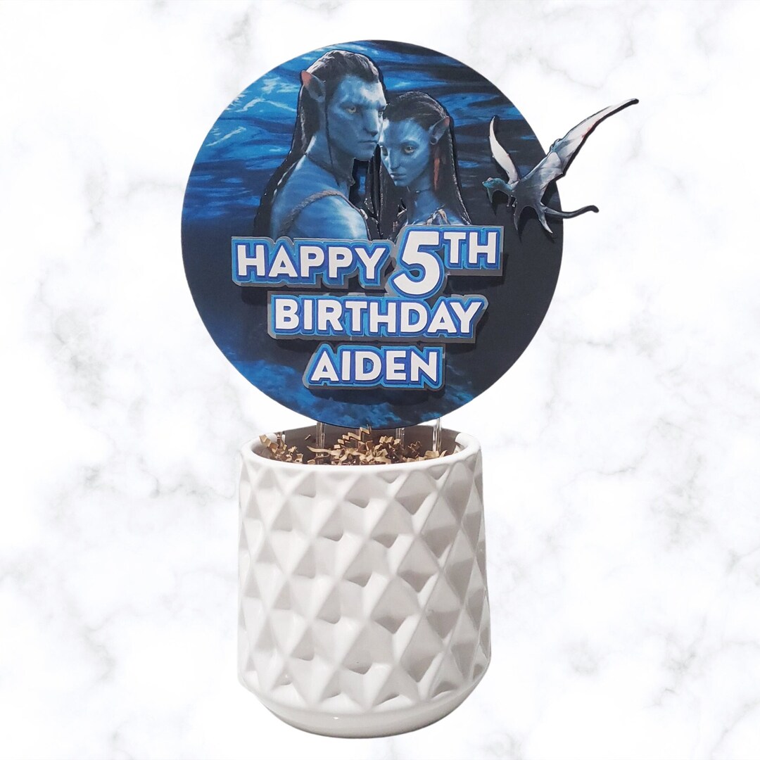 AVATAR Cake Topper Custom AVATAR Cake Topper Avatar the - Etsy