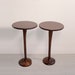 Hand Carved End Tables / Side Tables Walnut Maple Hardwood - Etsy