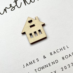 Personalised First Home Card Congratulations - 1st Home / Flat ...