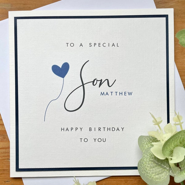 Our Son 40th Birthday Card - Etsy