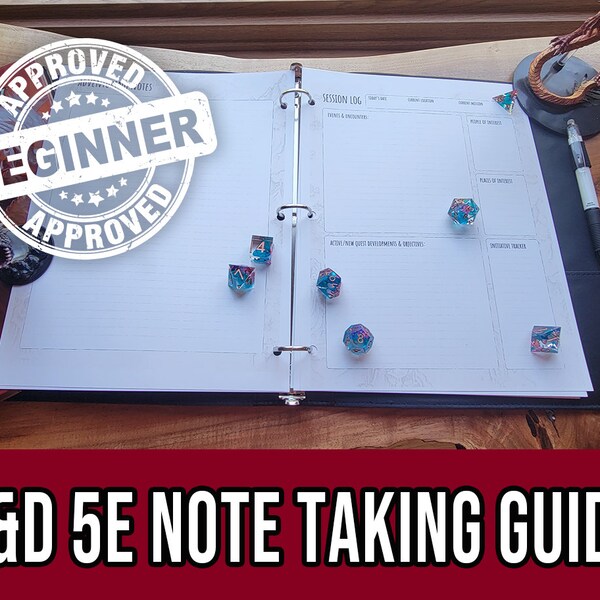 Dnd Note Taking - Etsy