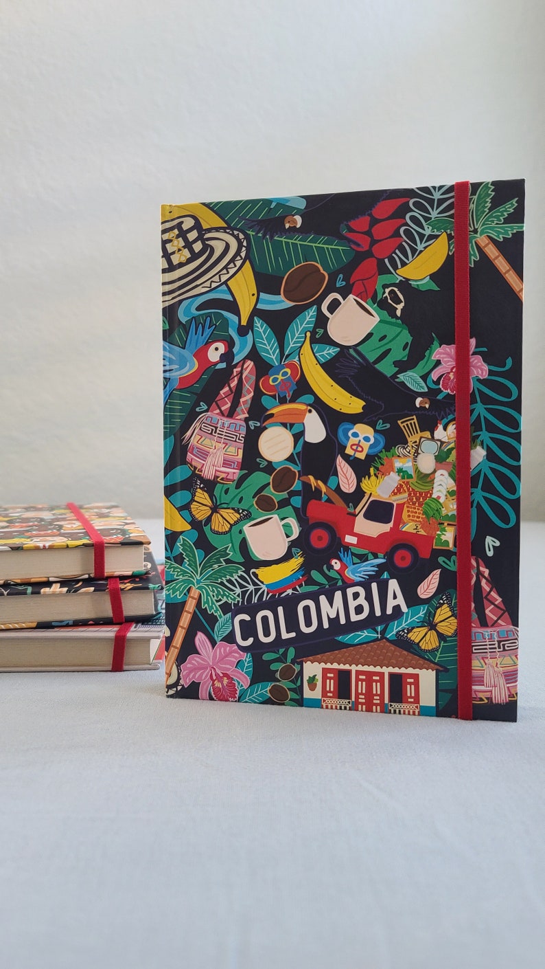 Libretas De Colombia, Colombia Note Books, Colombia Gifts, for Her, for ...