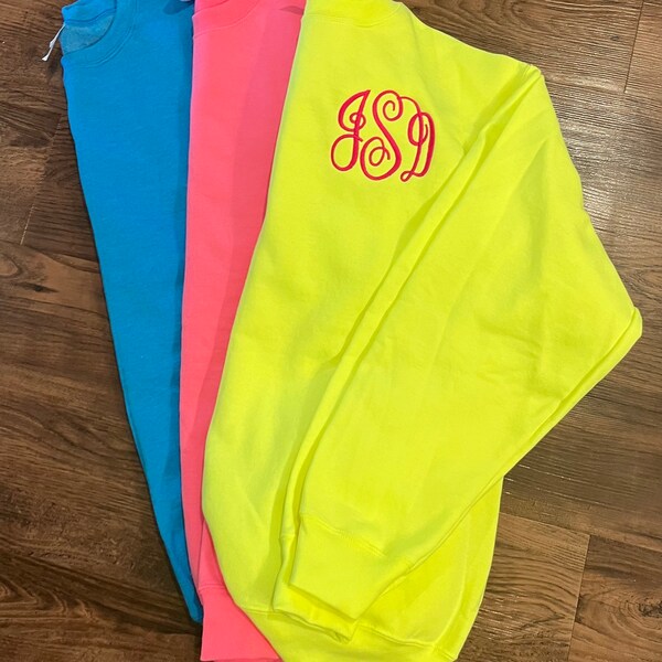 Neon Sweatshirt - Etsy