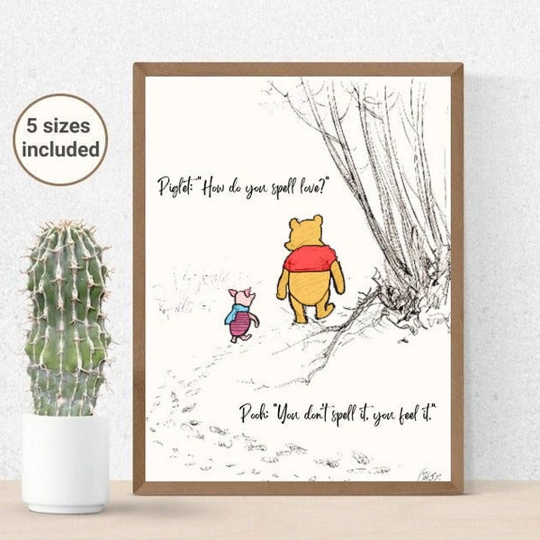Piglet Quote - Etsy