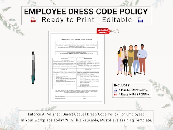 Casual Dress Code Sample
