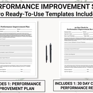 Employee Performance Improvement Plan & 30-day Follow up - Etsy
