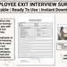 Employee Exit Interview / Offboarding Form | Get Honest Employee ...